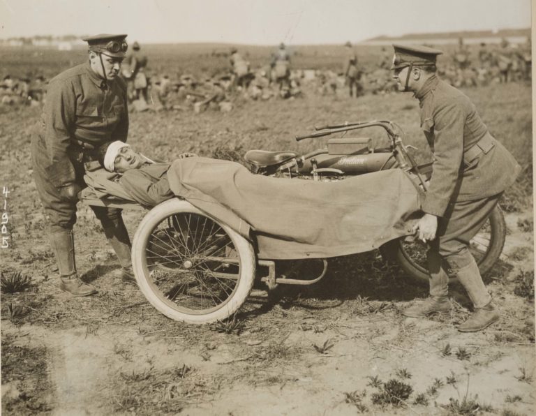 100 Years Ago: Motorcycle Ambulances in WW1 | The Vintagent