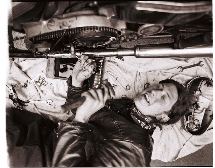 The Motorcycle Portraits: Conrad Leach | The Vintagent